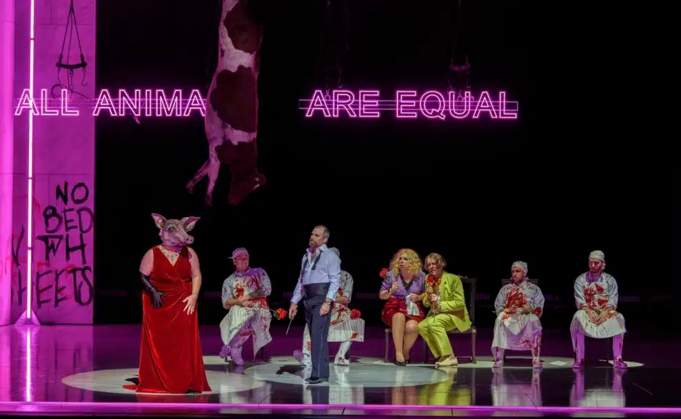 Auftragsoper verortet “Animal Farm” in ein Schlachthaus
